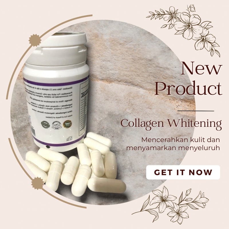 Jual Whitening Collagen Import Korea Bentuk Kapsul Repack (PENCERAH ...