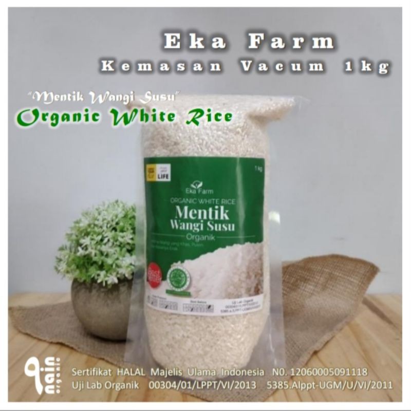 Jual Beras Organik Menthik Wangi EkaFarm 1kg | Shopee Indonesia Jual Beras Organik Menthik Wangi EkaFarm 1kg | Shopee Indonesia