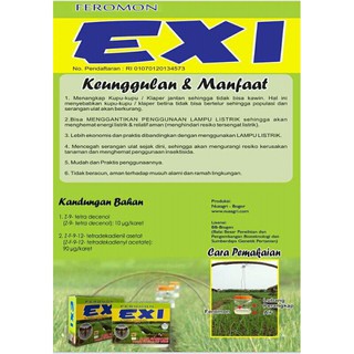 Jual Feromon Exi - Perangkap Kaper Hama Ulat Bwg (Spodoptera Exigua ...