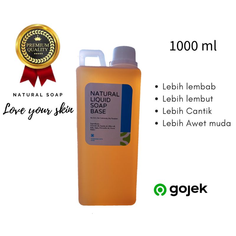 Jual Sabun Mandi Cair Herbal Soap Base Castile Liquid Organik organic ...
