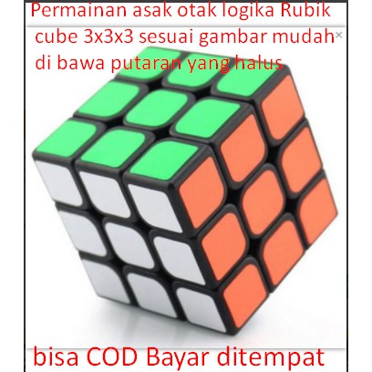 Jual Permainan asak otak logika Rubik cube 3x3x3 sesuai gambar mudah di ...