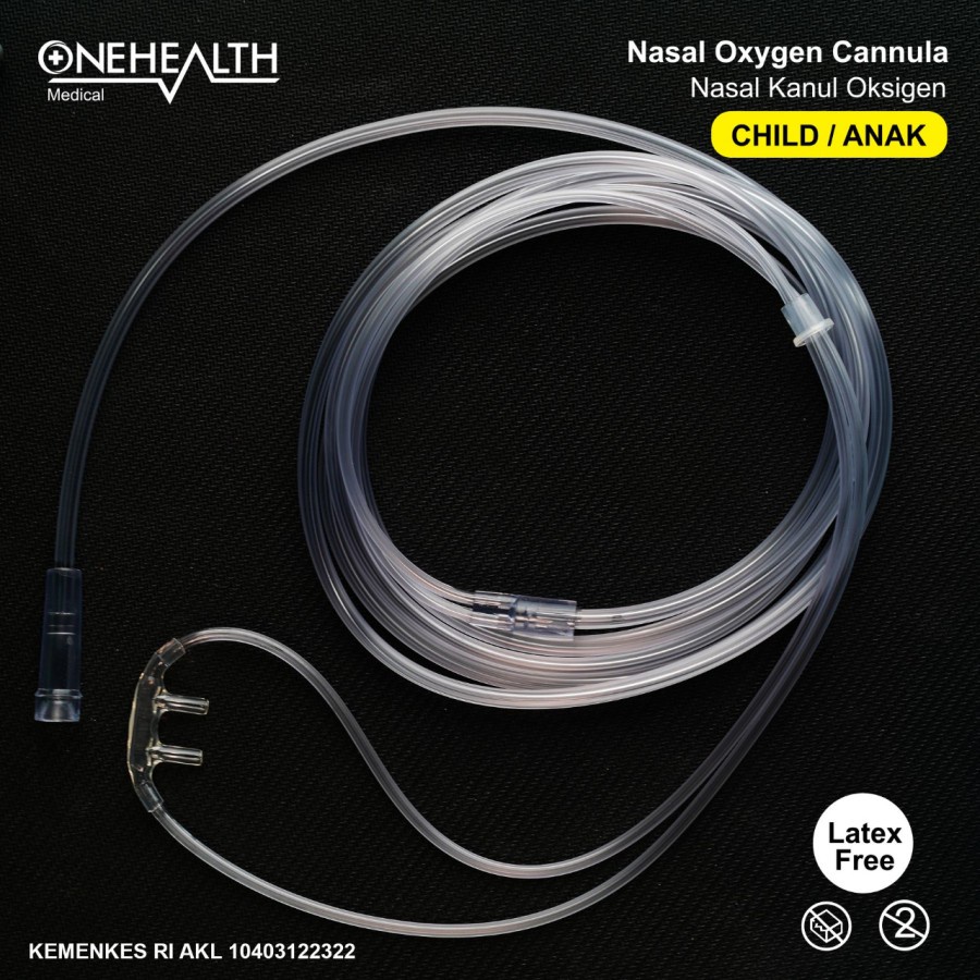 Jual ONEHEALTH NASAL OXYGEN CANNULA ANAK/NASAL KANUL ANAK | Shopee ...