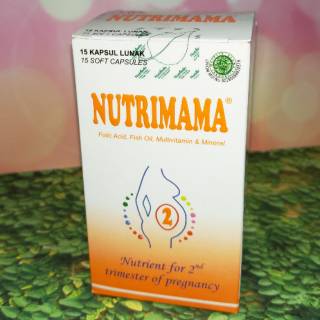 Jual Nutrimama 2 - Botol isi 15 soft capsule (kemasan BARU) | Shopee ...