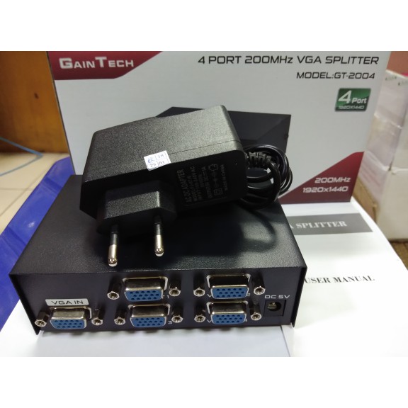 Jual VGA Splitter 4 Port / splliter / spliter | Shopee Indonesia