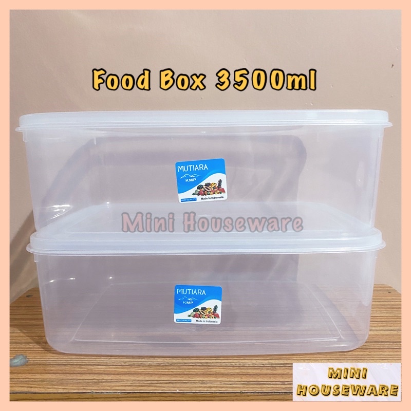 Jual Food Box 3500ml / Kotak Plastik 3500ml / Kotak Makan / Plastik KMP ...