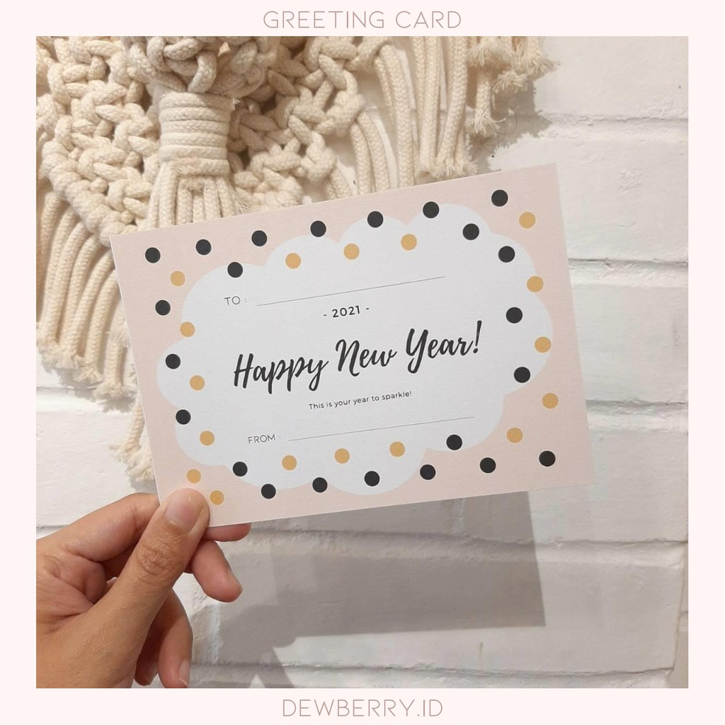 Contoh Greeting Card Happy New Year