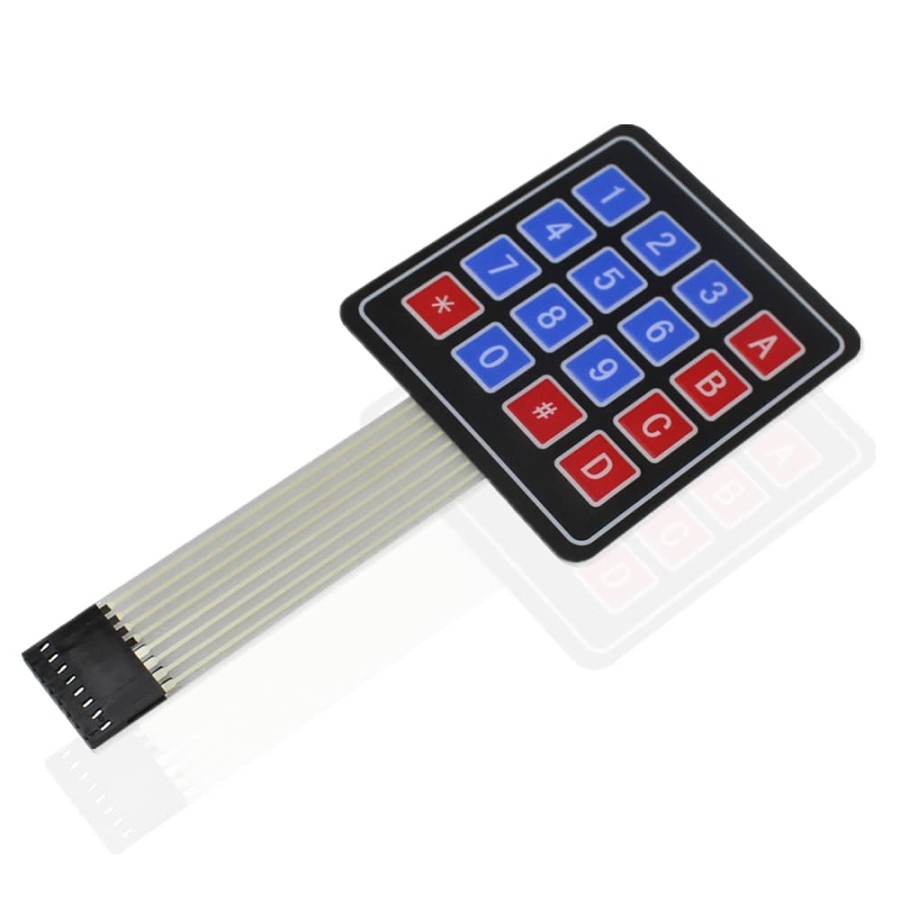 Jual Keypad Membran 4x4 Matrix Arduino 4 x 4 Input Key Pad Membrane ...