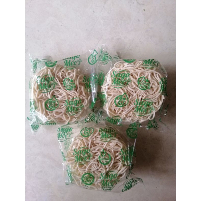 Jual Sago mee Block Sagomee Only Mee (isi 3 pack) Tanpa Bumbu, Tanpa ...
