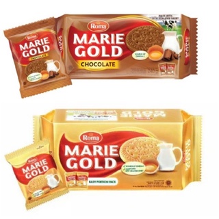 Jual Roma Marie Gold 240g / Biskuit Marie Gold Ori Coklat / Marie Gold ...