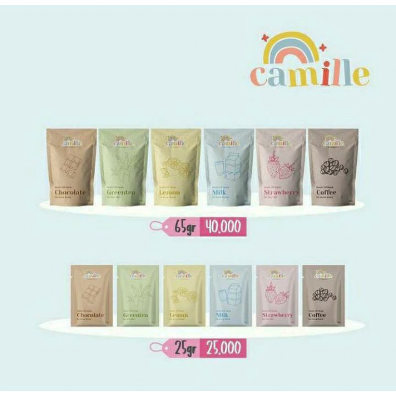 Jual MASKER CAMILLE BEAUTY (READY SIAP KIRIM) | Shopee Indonesia