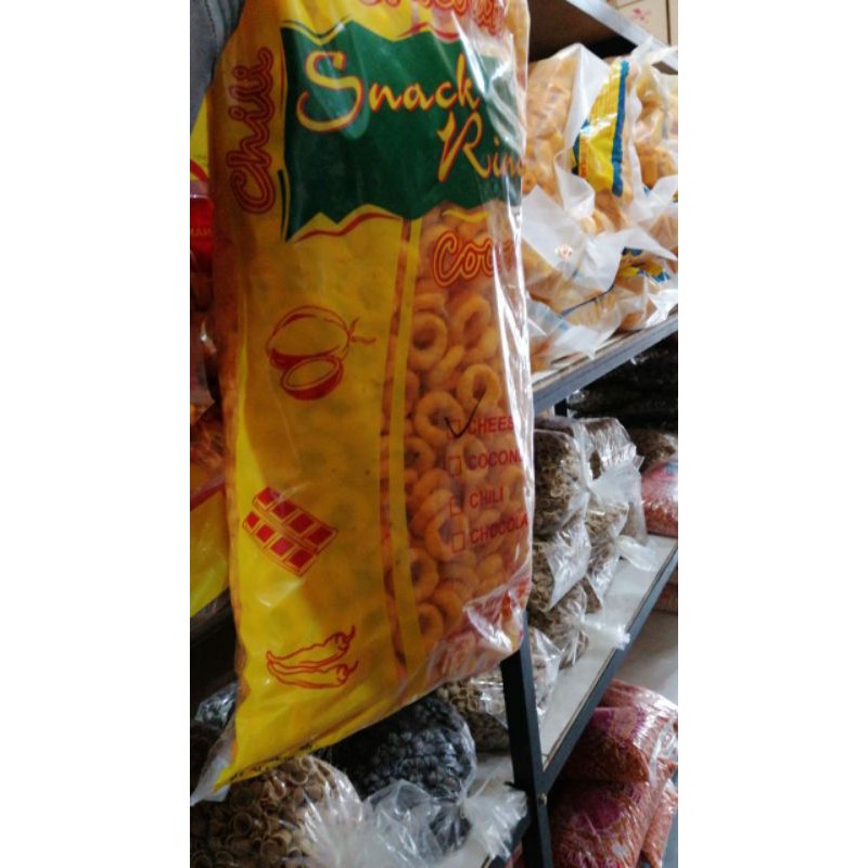 Jual Snack ring rasa keju kemasan 500gr | Shopee Indonesia