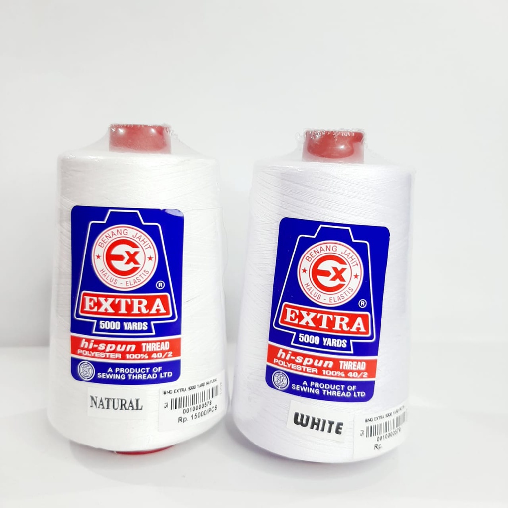 Jual Benang Jahit Extra/bng extra 5000 yard Indonesia|Shopee Indonesia