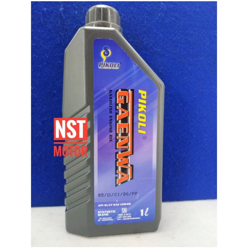Jual Oli Pikoli Gaenwa 4Tak Sae 10W40 1 Liter Oli Motor Sport Original ...