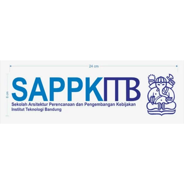 STICKER SAPPK ITB ; ARSITEKTUR INSTITUT TEKNOLOGI BANDUNG | Shopee ...