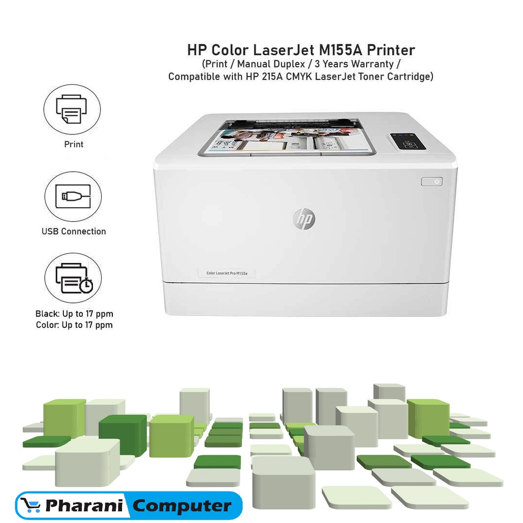 Jual Printer Hp Color LaserJet Pro M155a / M155 / 155 Laser Warna ...
