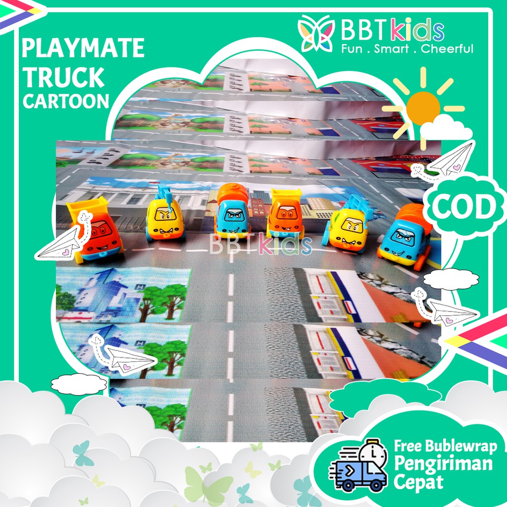 Jual MAINAN MOBIL MOBILAN ANAK JALANAN TAYO PLAYMAT PLAYMAP ROADMAP ...