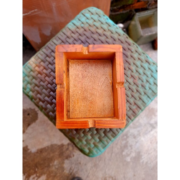 Jual Asbak rokok kayu/ asbak kayu jati belanda/ asbak vintage/ asbak ...