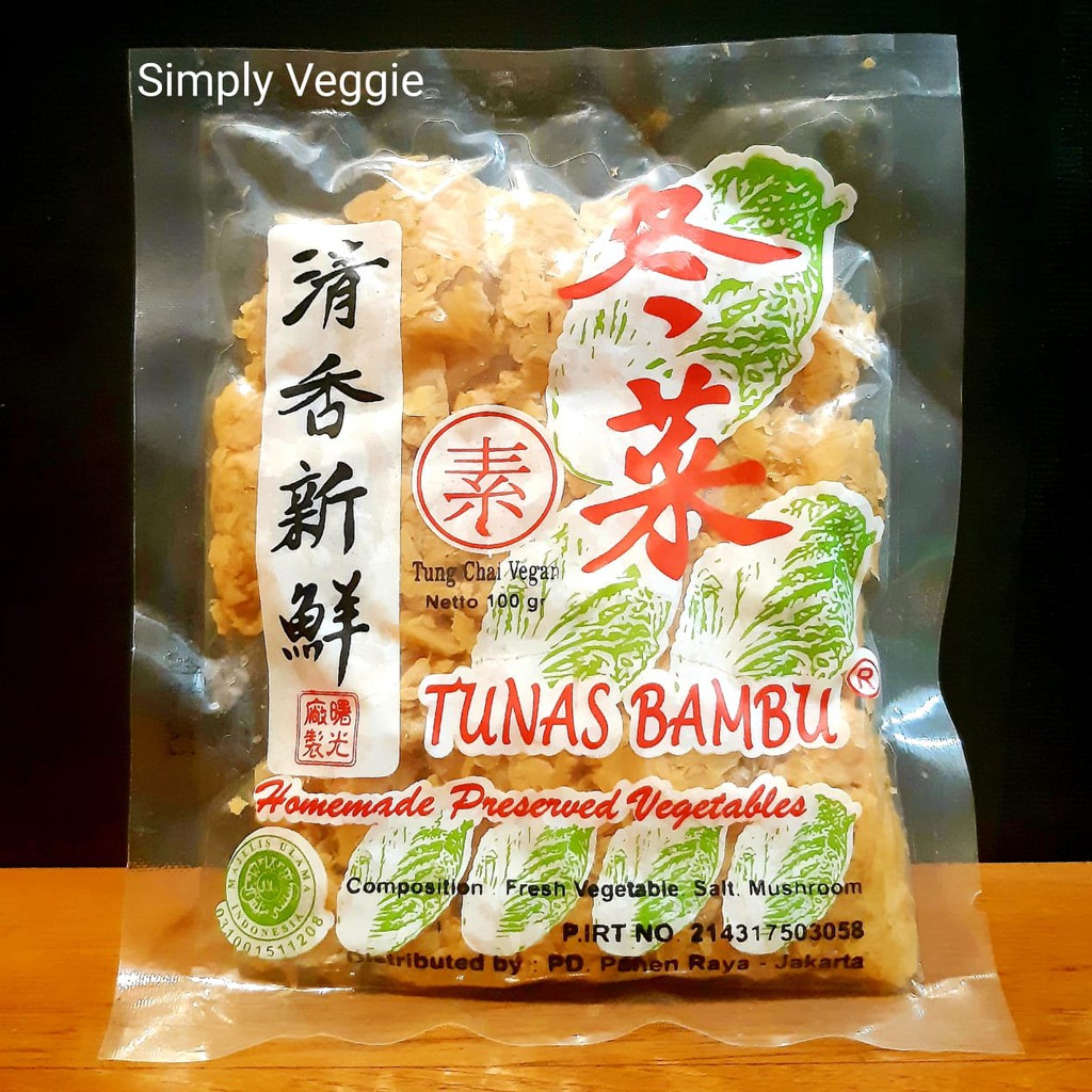 Jual Vegetarian Tong Cai Cap Tunas Bambu 100g / Tung Chai / Sawi Kering ...