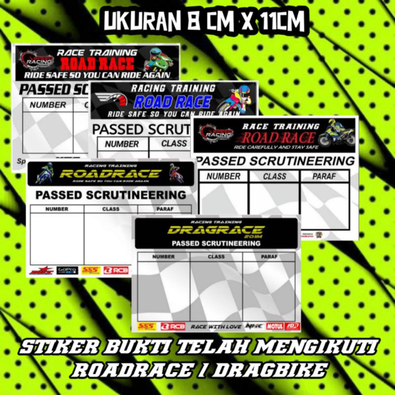 Jual Stiker roadrace / stiker dragbike / stiker nomor start / stiker ...