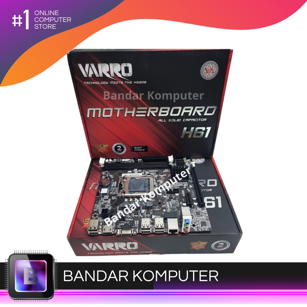 Jual MOTHERBOARD VARRO H61 | Shopee Indonesia