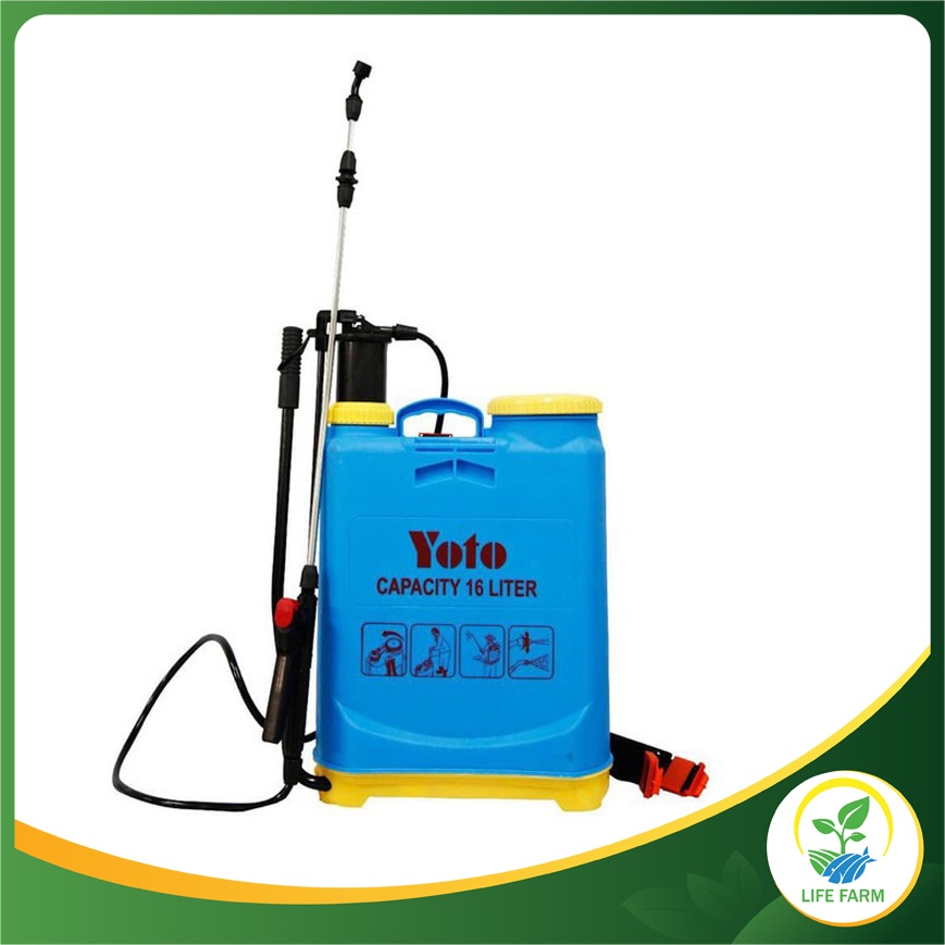Jual Sprayer Yoto 16 Liter Hand Sprayer Pressure Sprayer 16 Litre ...