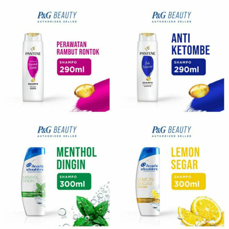 Jual Pantene Shampoo 290ml/Head & Shoulders 300ml | Shopee Indonesia