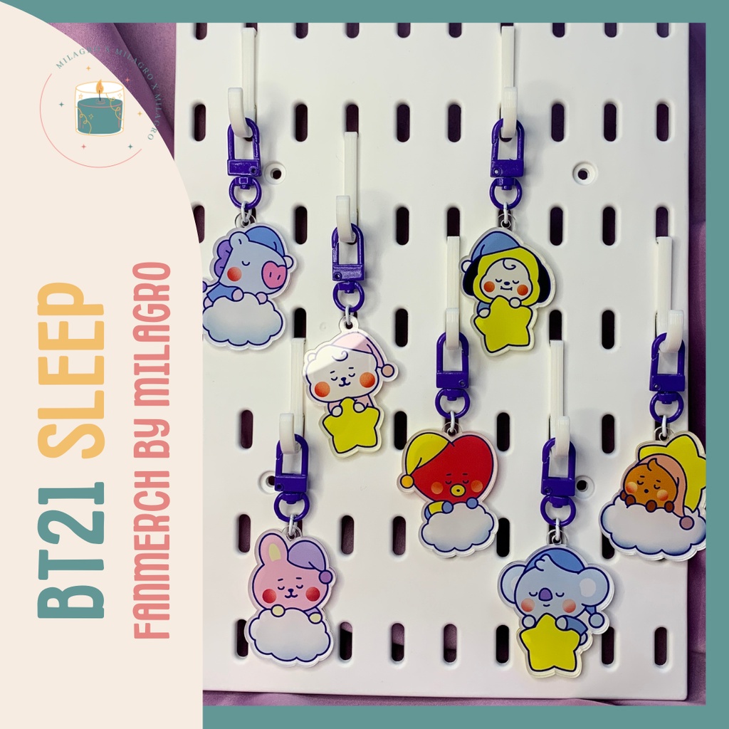 Jual BT21 SLEEP Edition Fanmerch by Milagro | Koya | RJ | Shooky | Mang ...