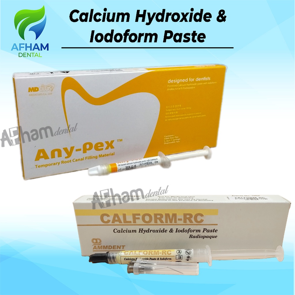 Jual CALCIUM HYDROXIDE PASTE WITH IODOFORM ANY PEX | Shopee Indonesia