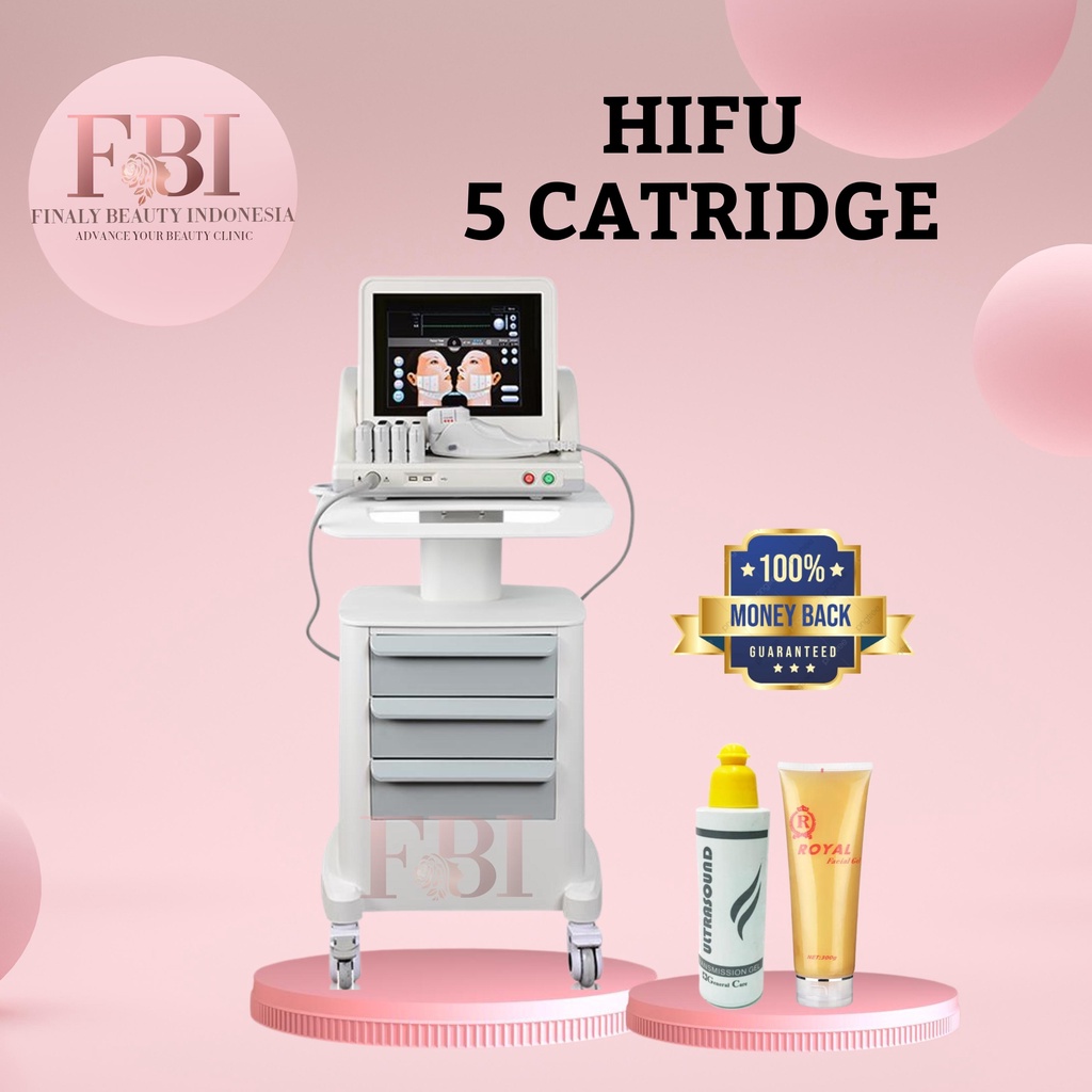 Jual Alat Hifu 5 Catridge Face and Body Meniruskan wajah V Shape ...