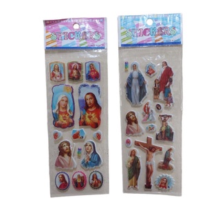 Jual STIKER TUHAN YESUS DAN BUNDA MARIA 3D / STIKER NASRANI KRISTEN ...