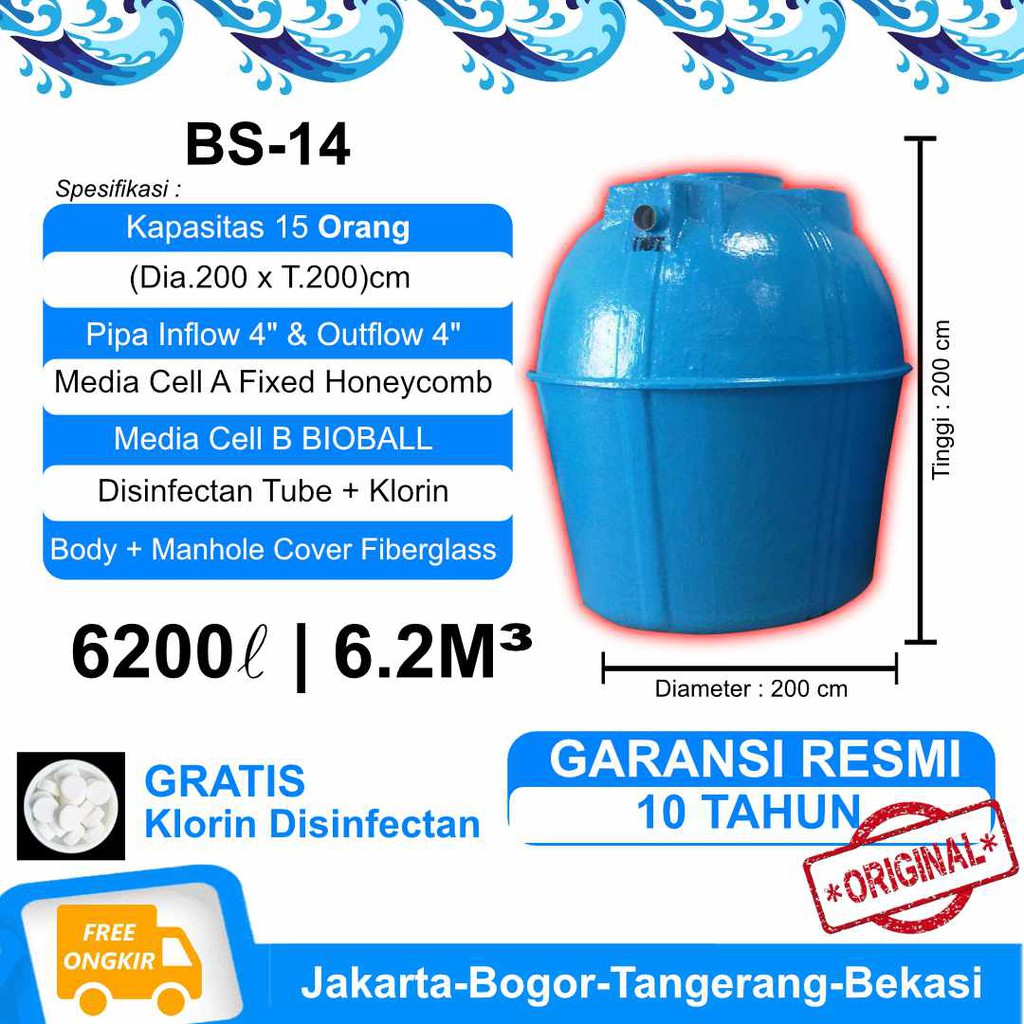 Jual BIOTANK 6000 Liter - Septictank Bio | Bio Septic Tank | BIOTECH ...