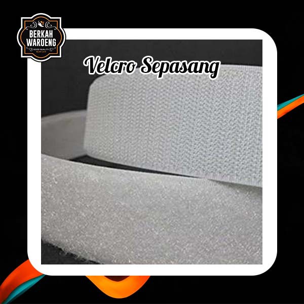 Jual Velcro sepasang jual per 1 m x 2,5 cm (Putih/Hitam) | Shopee Indonesia