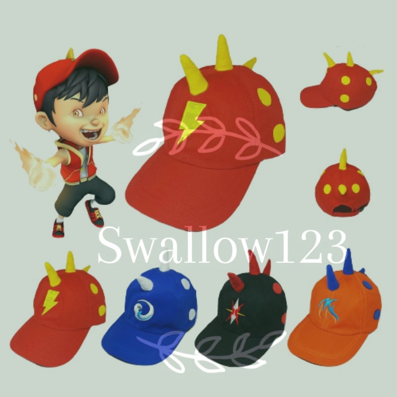Jual BUKIKLONTIAK11/topi boboiboy / topi anak boboiboy / topi anak ...