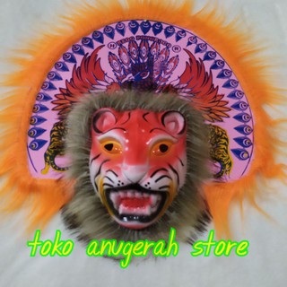 Jual TOPENG REOG KARAKTER HANOMAN BARONGSAI MACAN WAYANG TERLARIS ...
