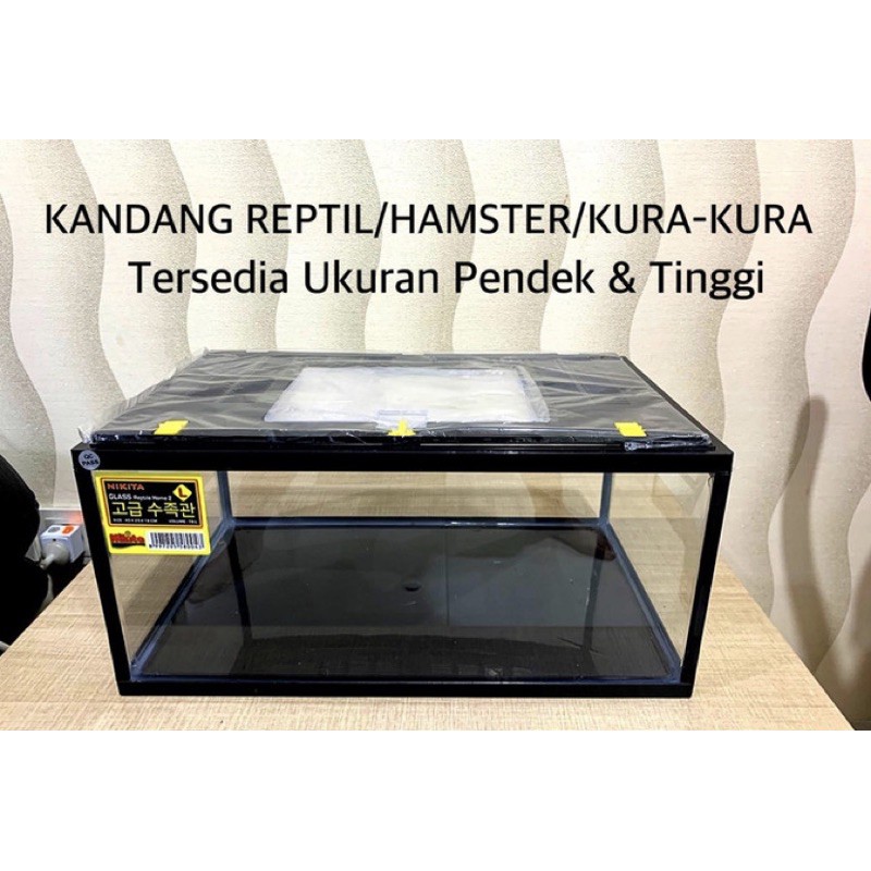 Jual Kandang Reptil Kaca Aquarium Reptil Pendek Kandang Iguana Kandang Gecko Kandang Kura-Kura ...