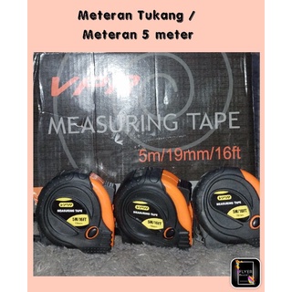 Jual Meteran Tukang / Meteran 5 meter / Meteran Karet | Shopee Indonesia