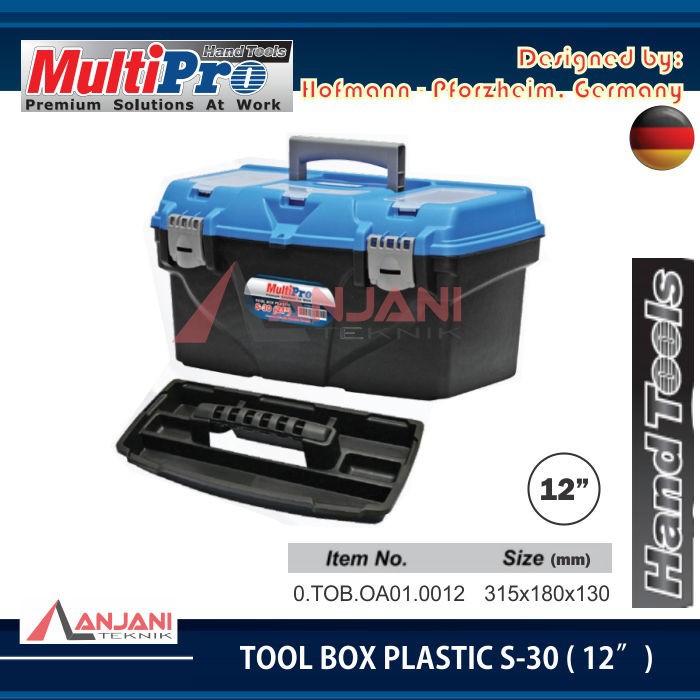 Jual TOOL BOX PLASTIK 12 INCH MULTIPRO S-30 TOOLBOX PLASTIK TRAY SUSUN ...