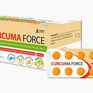 Jual Curcuma Force 12's Tablet / Strip / Suplemen Membantu Memperbaiki ...
