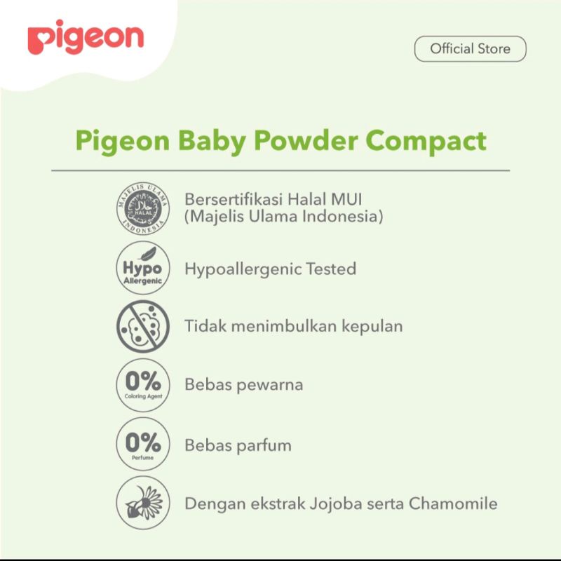 Jual PIGEON BABY POWDER COMPACT | Shopee Indonesia