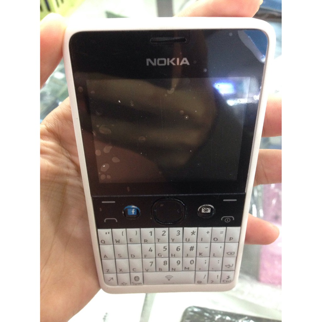 Jual casing kesing nokia 210 qwerty warna putih original cina fullset ...