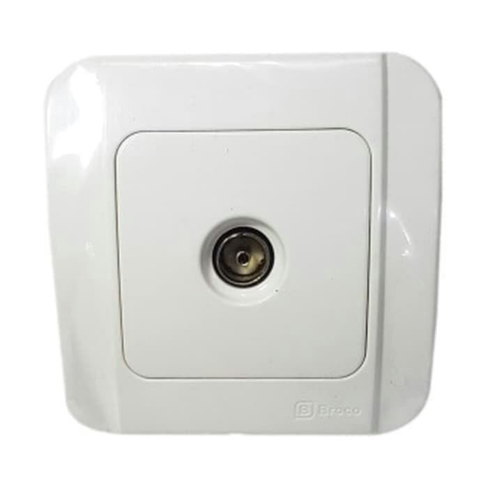Jual SOCKET ANTENA TV RG6 BROCO GALLEO - PUTIH | Shopee Indonesia