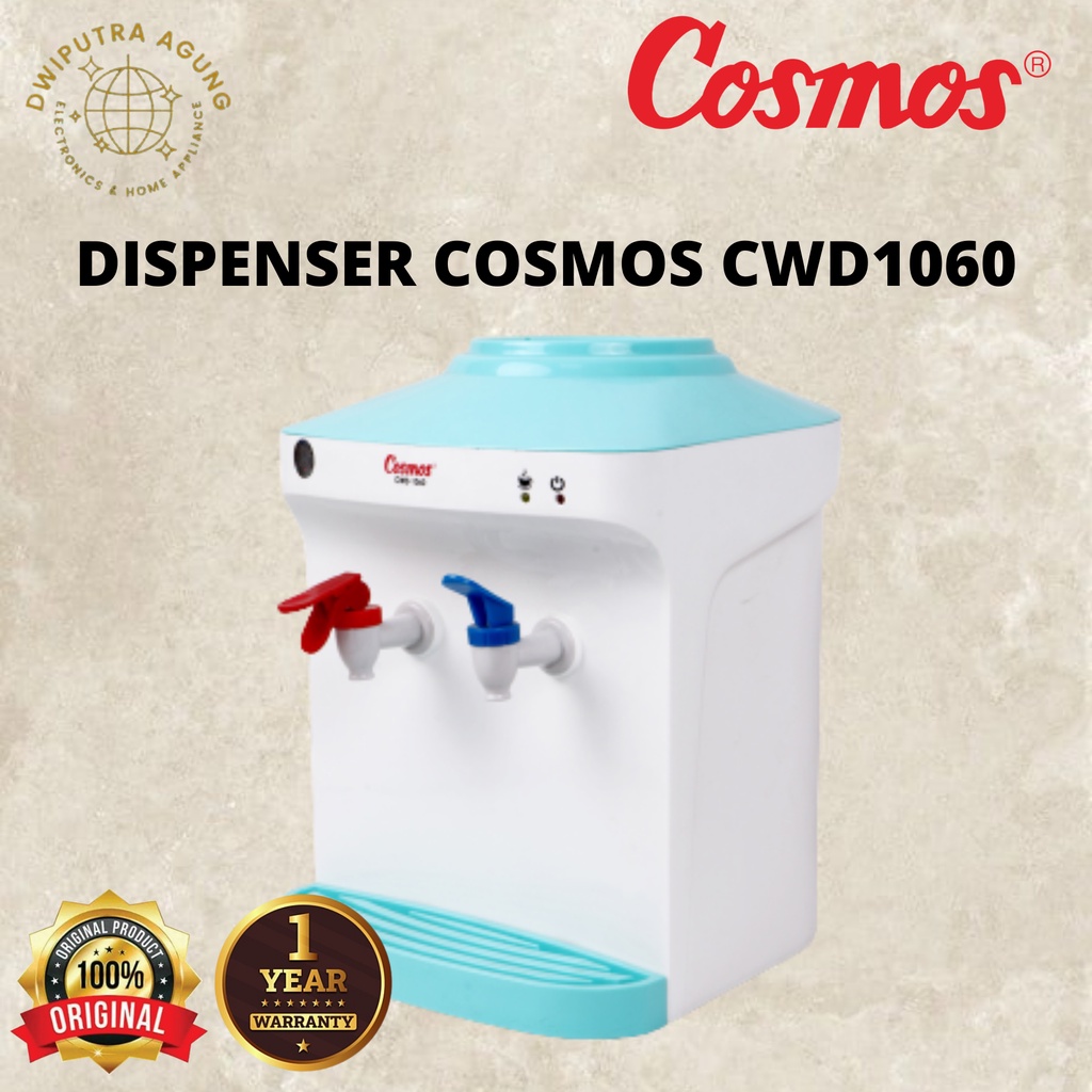 Jual DISPENSER AIR KECIL GALON ATAS COSMOS HOT NORMAL CWD1060 CWD 1060 ...