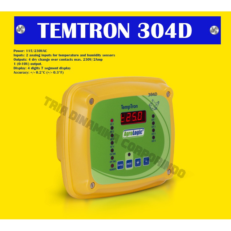 Jual Temtron 304D / Temptron 304 D / Kontroler / Controller / Panel ...