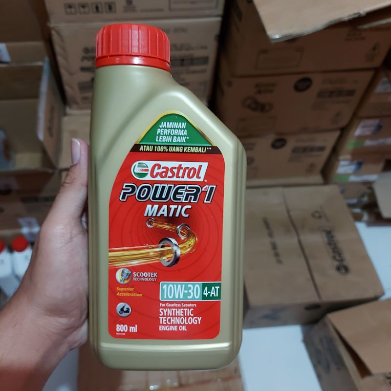 Jual Castrol Power 1 Matic 800mL. oli matic motor honda, yamaha ...
