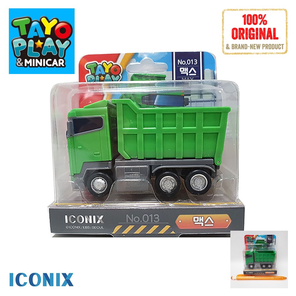Jual Iconix Tayo The Little Bus Play Minicar Max Dump Truck Korean Toys Animation Mainan Anak ...