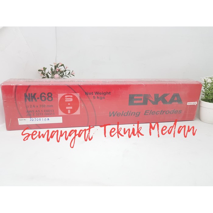 Jual NK-68 2.6mm KAWAT LAS LISTRIK WELDING ELECTRODES 2,6 mm ENKA 2,6mm | Shopee Indonesia