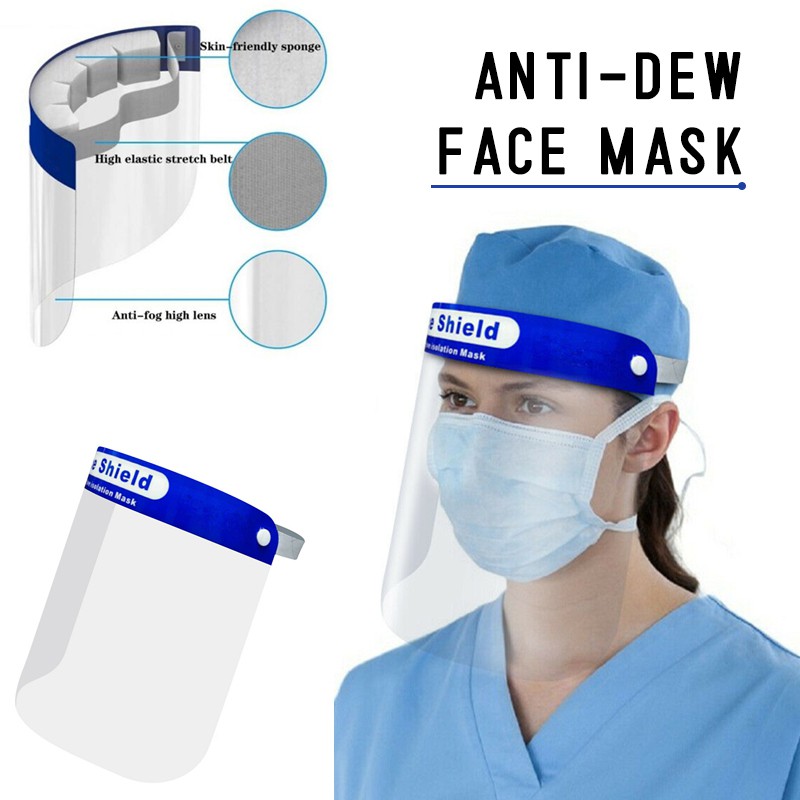 Jual Face Shield Medis Pelindung Wajah APD Anti Fog / Faceshield Medis ...