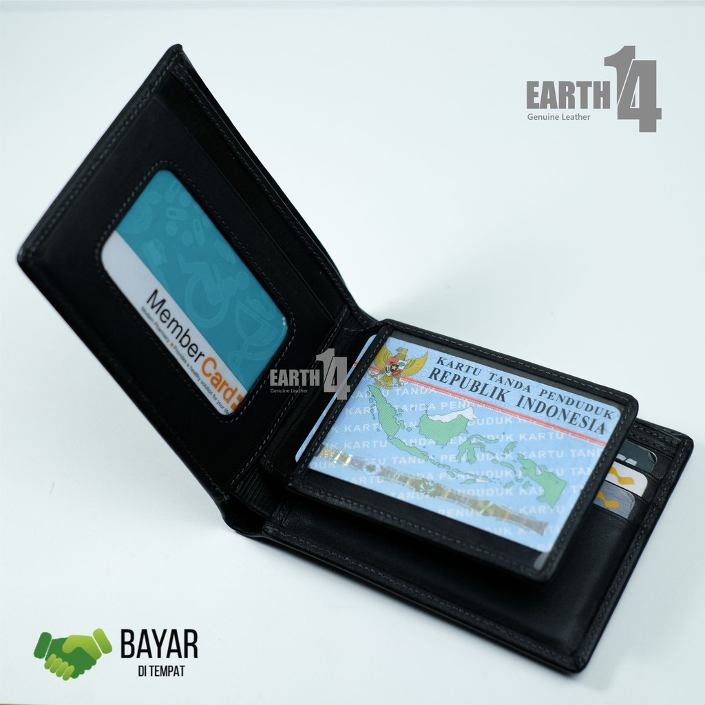 Jual Dompet kulit asli pria model standart | Shopee Indonesia