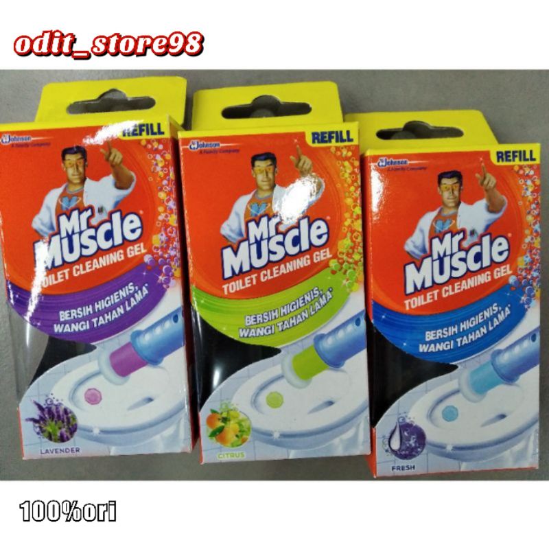 Jual MR MUSCLE Toilet cleaning gel reffill | Shopee Indonesia