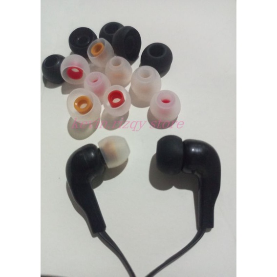 Jual KARET EARPHONE EARBUD HEADSET UKURAN S/KECIL,UKURAN L/BESAR ...